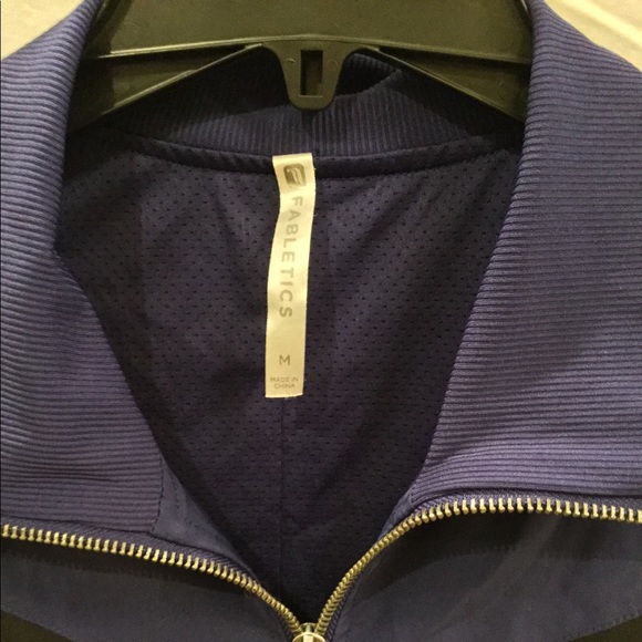 Fabletics | Jackets & Coats | Fabletics Sporty Jkt Blueblackwhite Euc ...